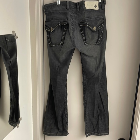 Monarch | Jeans | Rare Vintage 99s Monarch Leather And Metal Trim ...